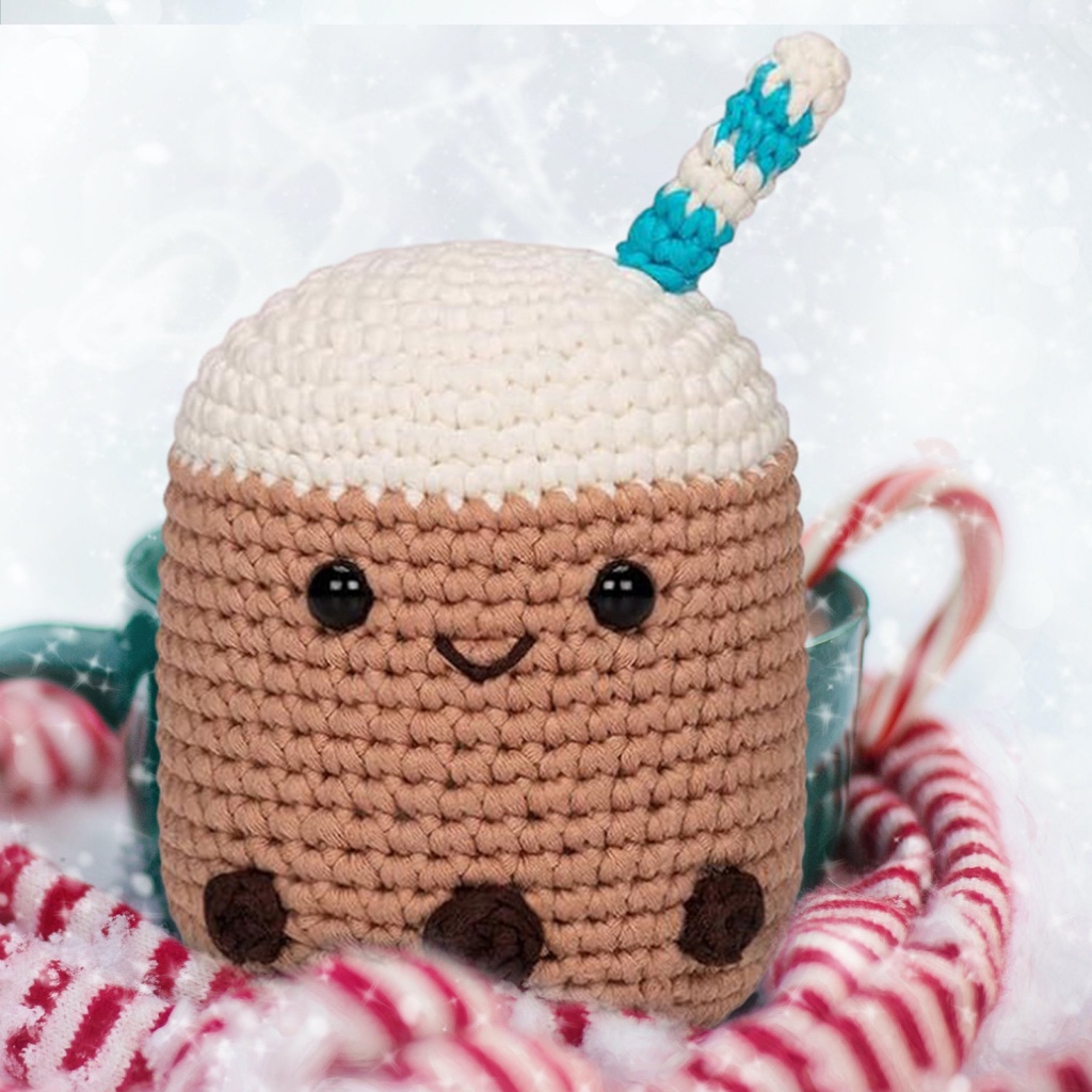 greensea| Beginner Crochet Material Kit Crochet Cartoon Cup Kit Diy ...