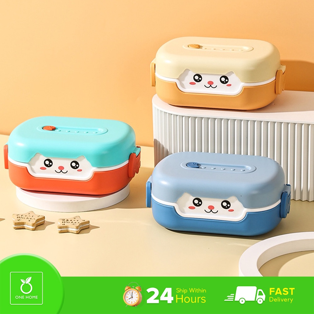 One Home Cute Cartoon Kids Lunch Box Food Container Japanese Bento Box ...