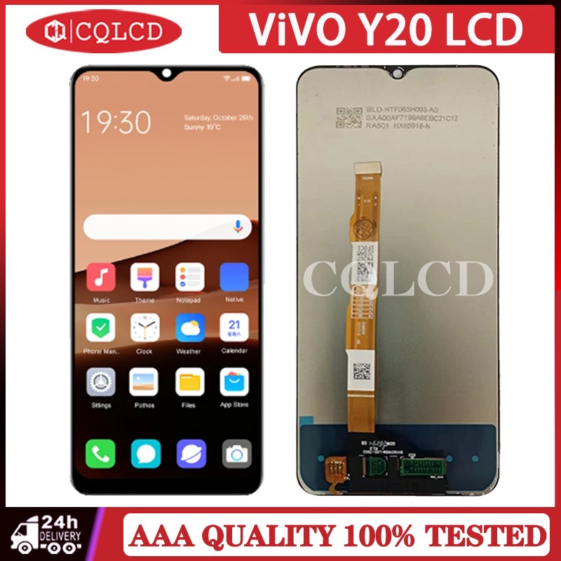 For Vivo Y20 LCD Y12S LCD Display Touch Screen Digitizer Replacement ...