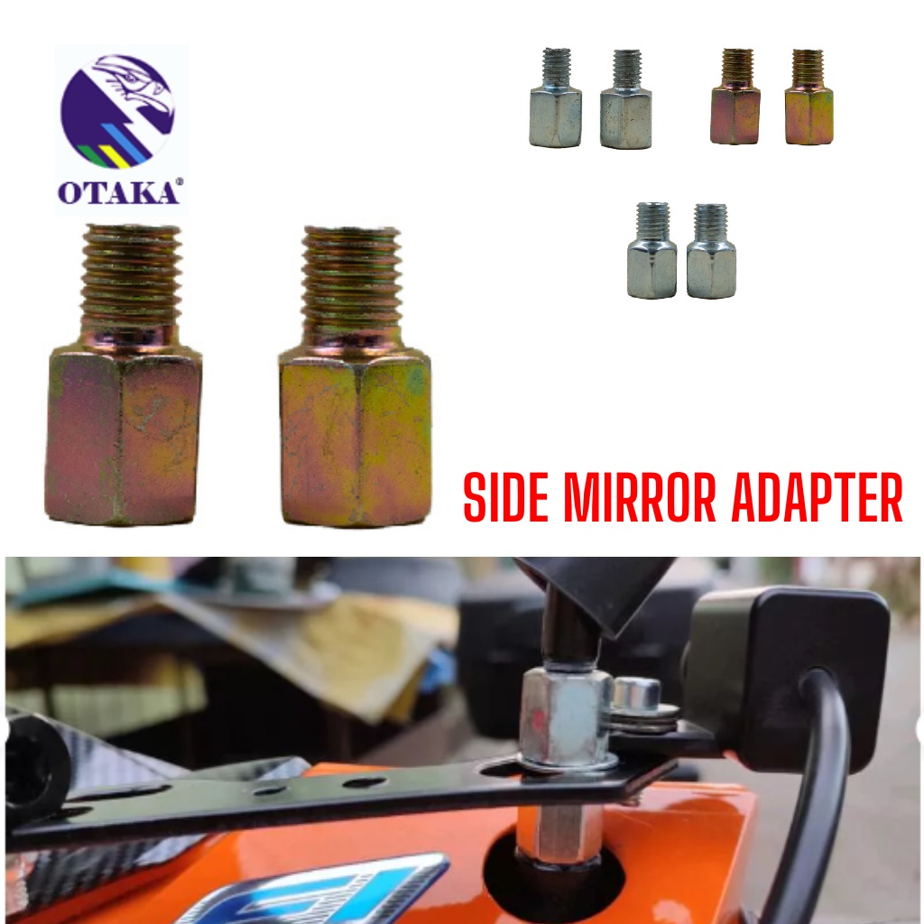MOTORCYCLE SIDE MIRROR ADAPTER 10MM/8MM 1PCS | Shopee Philippines