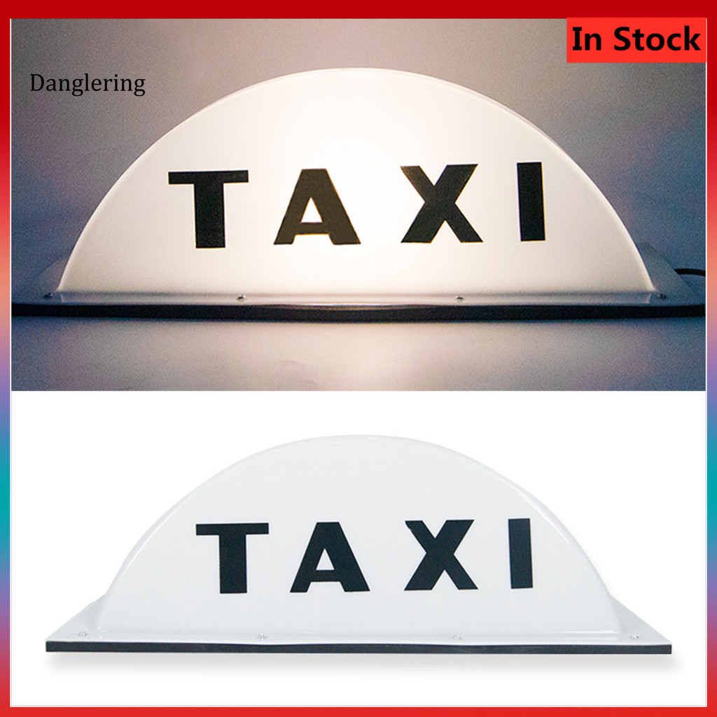 DGL 12V Taxi Cab Sign Roof Top Topper Auto ic Lamp LED Light Waterproof ...
