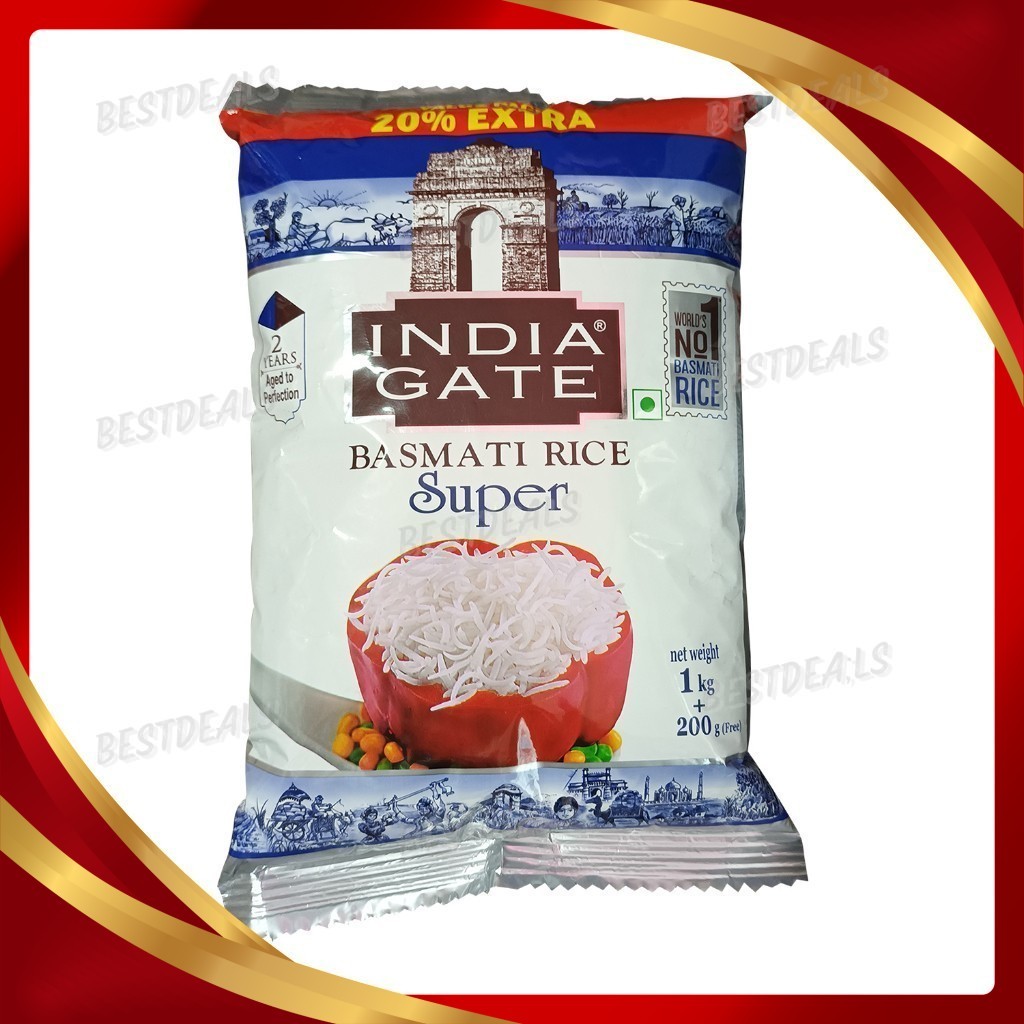 India Gate Premium/Super Basmati Rice 1kg | Shopee Philippines