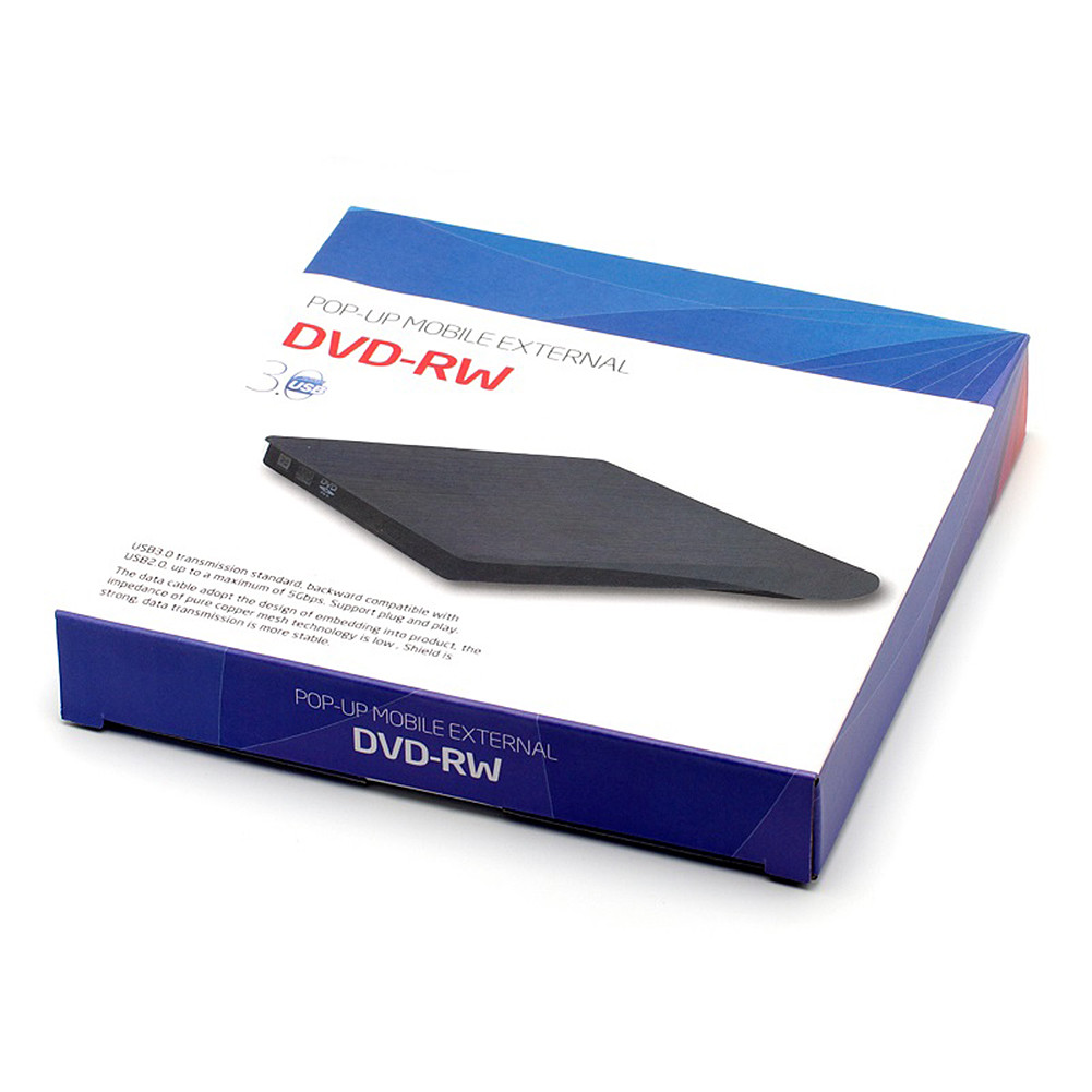 USB 3.0 Type C Optical Drive Case External DVD CD ROM ODD Writer Drive ...