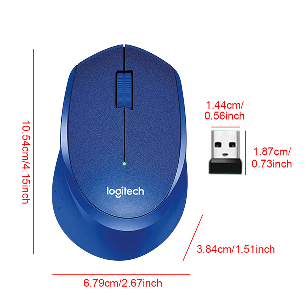 Logitech M330 Wireless Mouse Silent Mouse 1000DPI Silent Optical Mouse ...