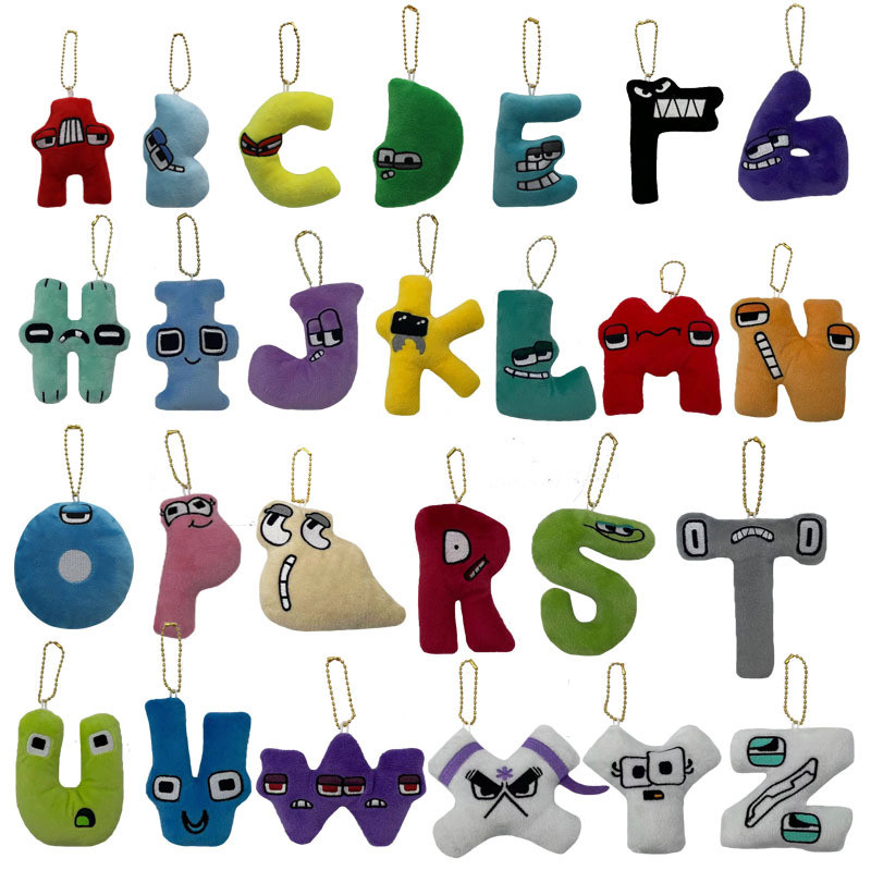 ABC Plush Learning Set Soft Baby-Safe Alphabet Dolls Preschool ...