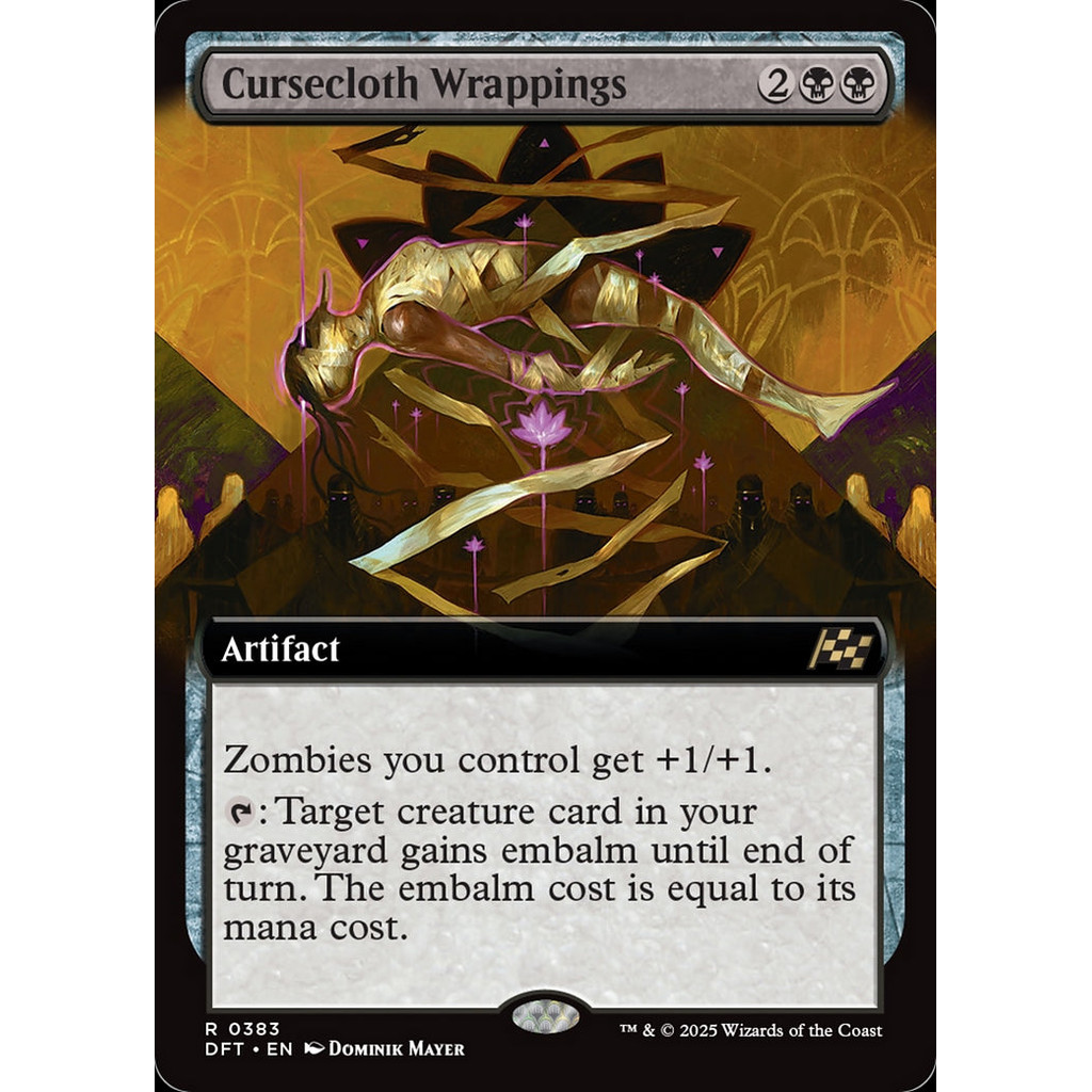 Cursecloth Wrappings (Extended Art) [Aetherdrift] | Shopee Philippines