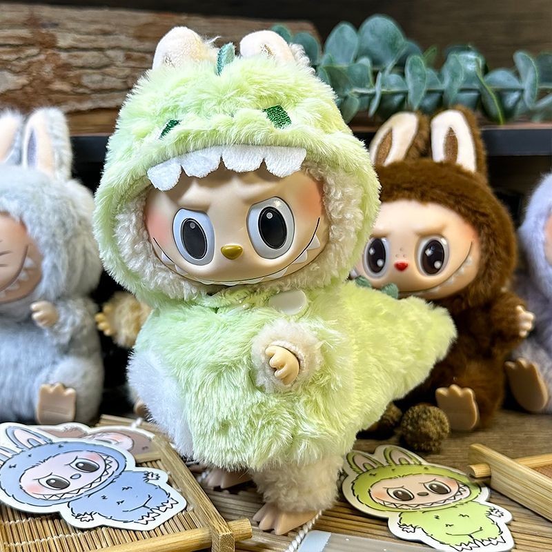 Cute Dinosaur Suit Baby Clothes Labubu Clothes Doll Clothes Plush Doll ...