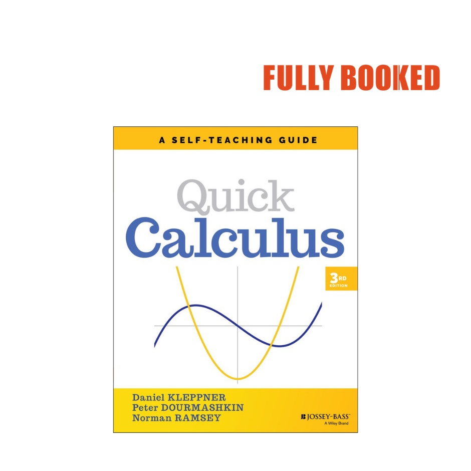Quick Calculus (Paperback) Daniel Kleppner, Peter Dourmashkin, Norman Ramsey | Shopee Philippines