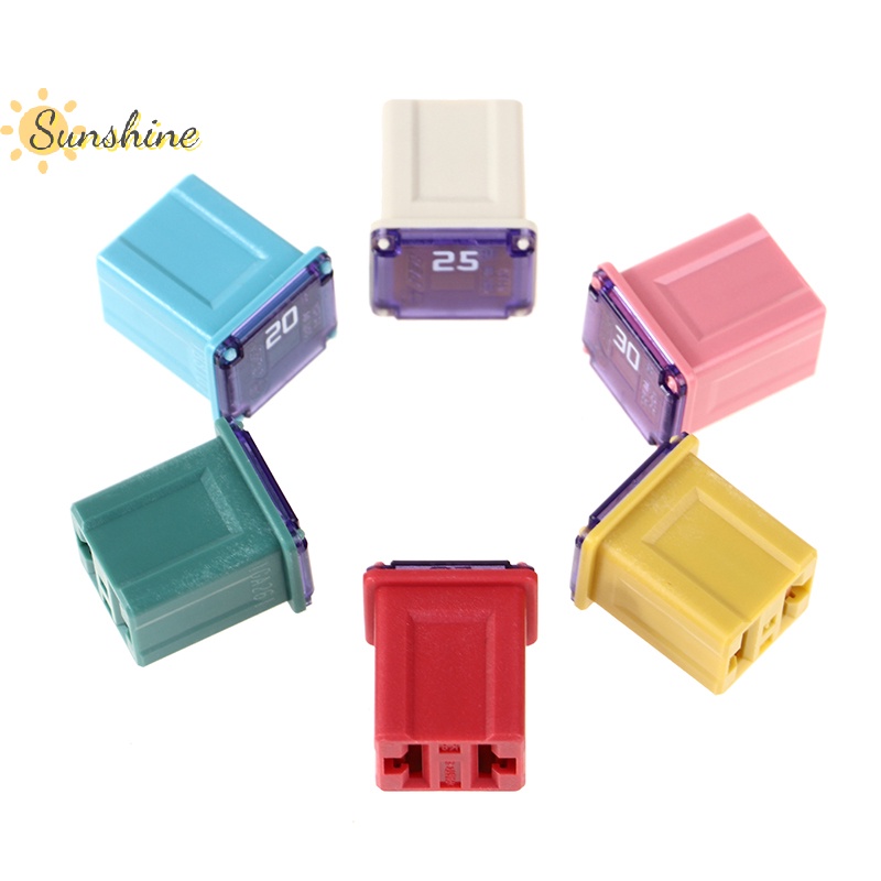 Sunshine> Mini Square Fuse58V 20A 25A 30A 40A 50A 60A Automotive Car ...