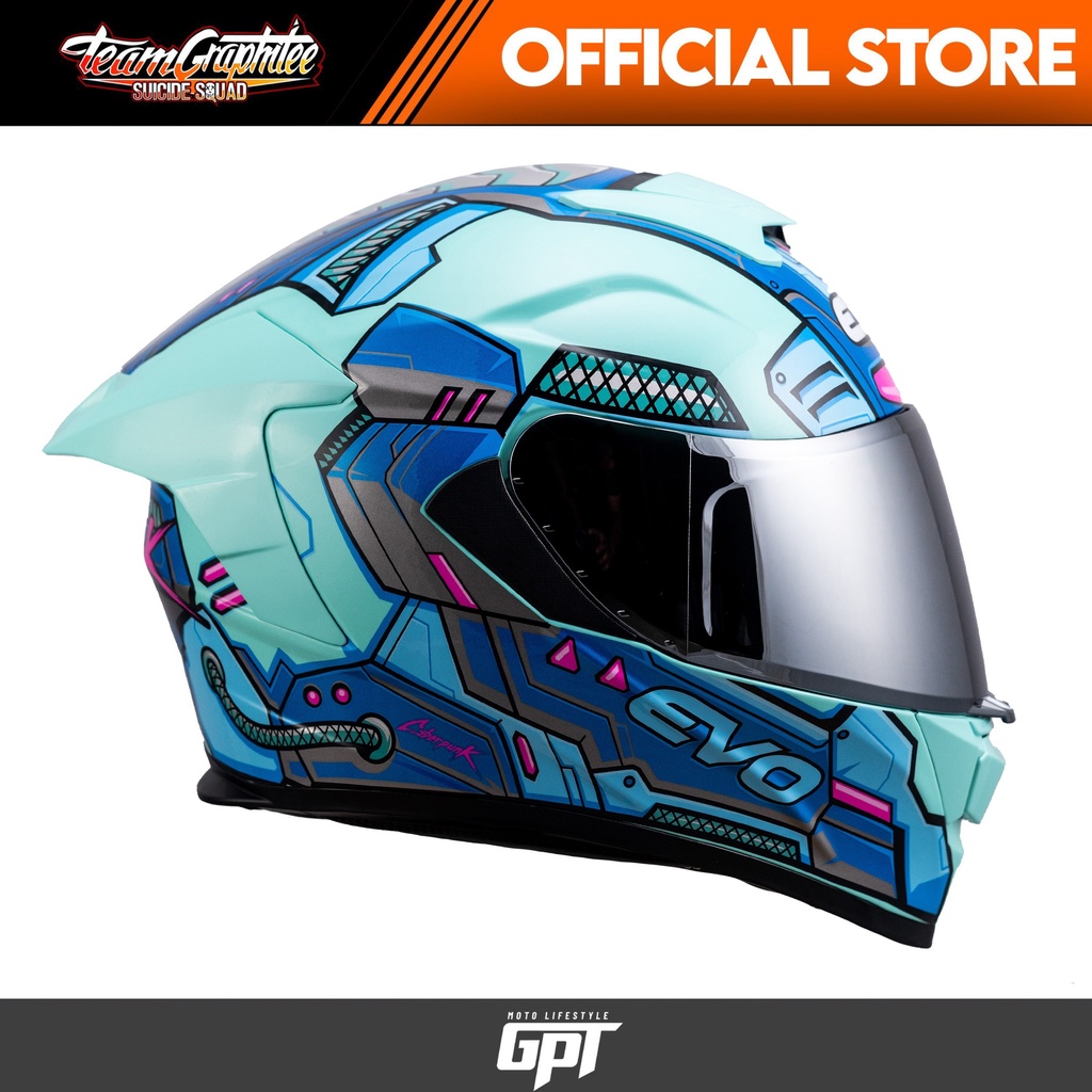 EVO HELMET GT-PRO CYBERPUNK (LENS MAY VARY) | Shopee Philippines