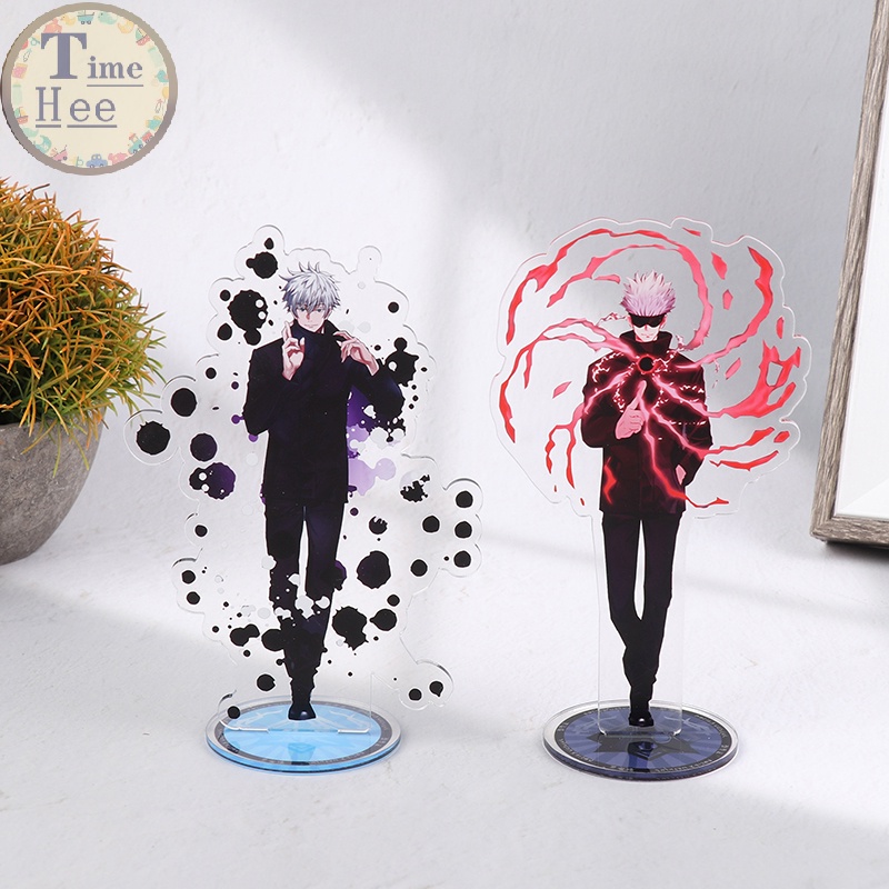 TIMEHEE Anime Figure Jujutsu Kaisen Acrylic Stand Model Gojo Satoru ...