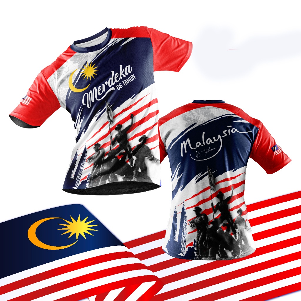 MERDEKA 66 SHIRTS (MALAYSIA MERDEKA 66 2023 SPECIAL DESIGN) | Shopee ...