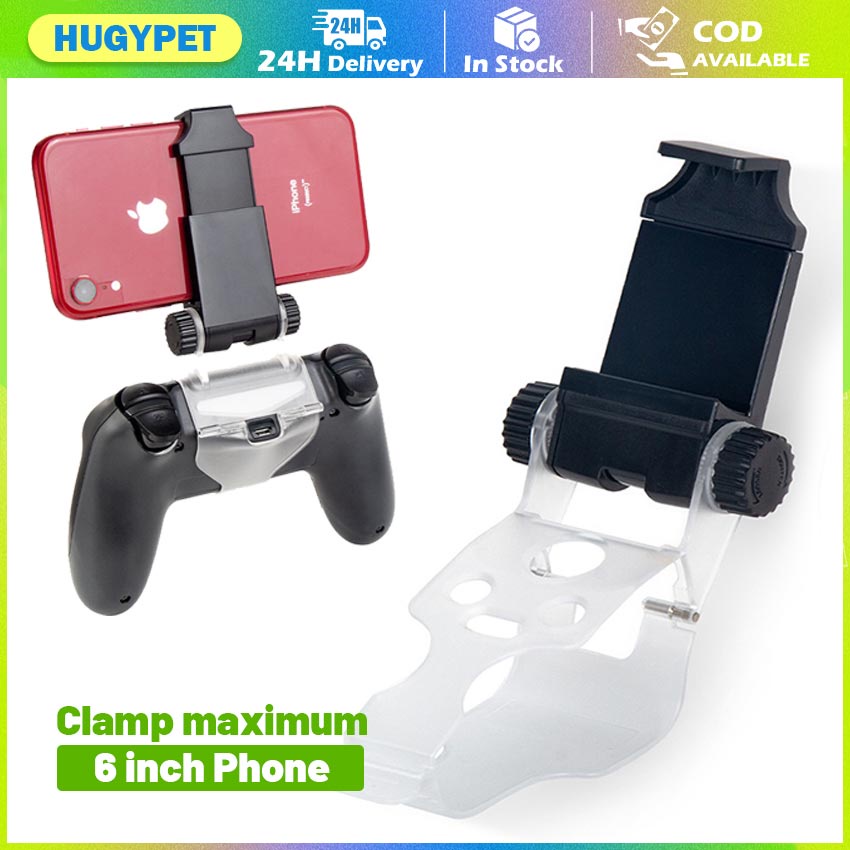 Universal Phone Clamp Retractable Game Clip Holder PS4 Wireless Gamepad ...