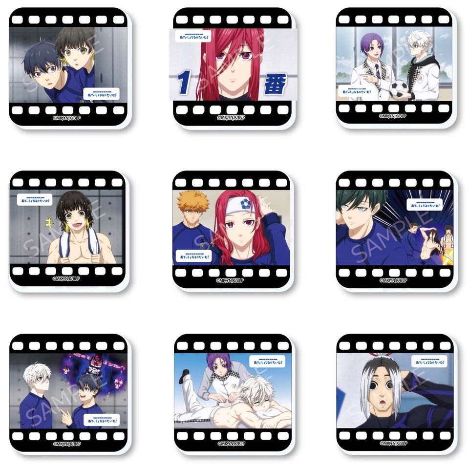 Blue Lock" Scenes Stamp Style Acrylic Magnet | Shopee Philippines