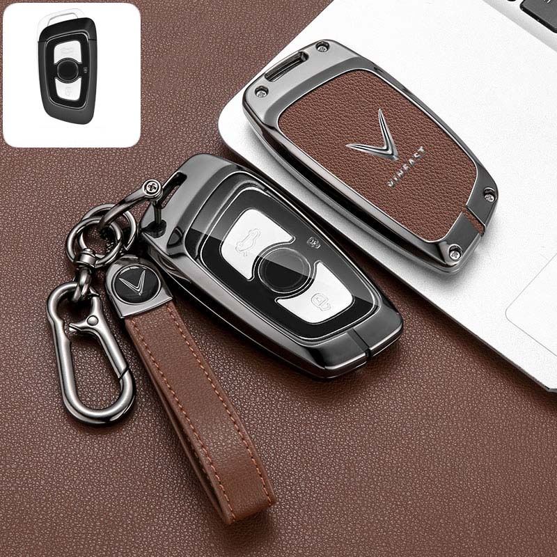 SA Transparent 3D Zinc Alloy Control Key Cover For vinfast lux Car Key ...
