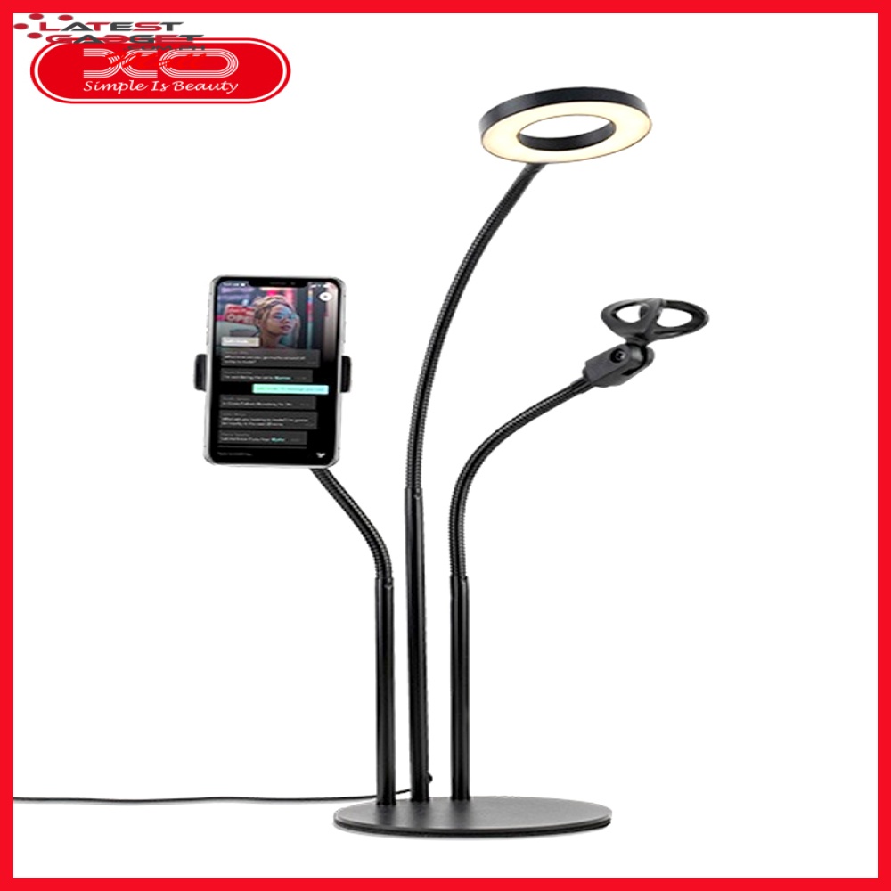 LatestGadget PH XO L02 3.5 Inch Disc Base 3 in 1 Microphone / Ring ...