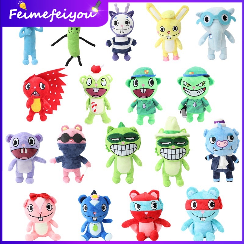 Halloween Christmas Happy Tree Friends Plushie Toys Dolls Animation ...