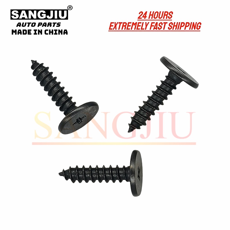 10Pcs Bumper Flat Head Tapping Screw Compatible With For Honda Accord ...