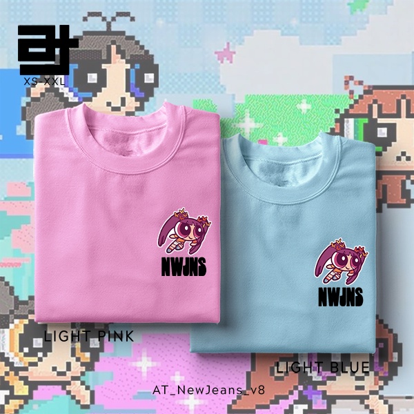 AvidiTee AT NewJeans v8 Hanni Powerpuff Girls Kpop Unisex TShirt for ...