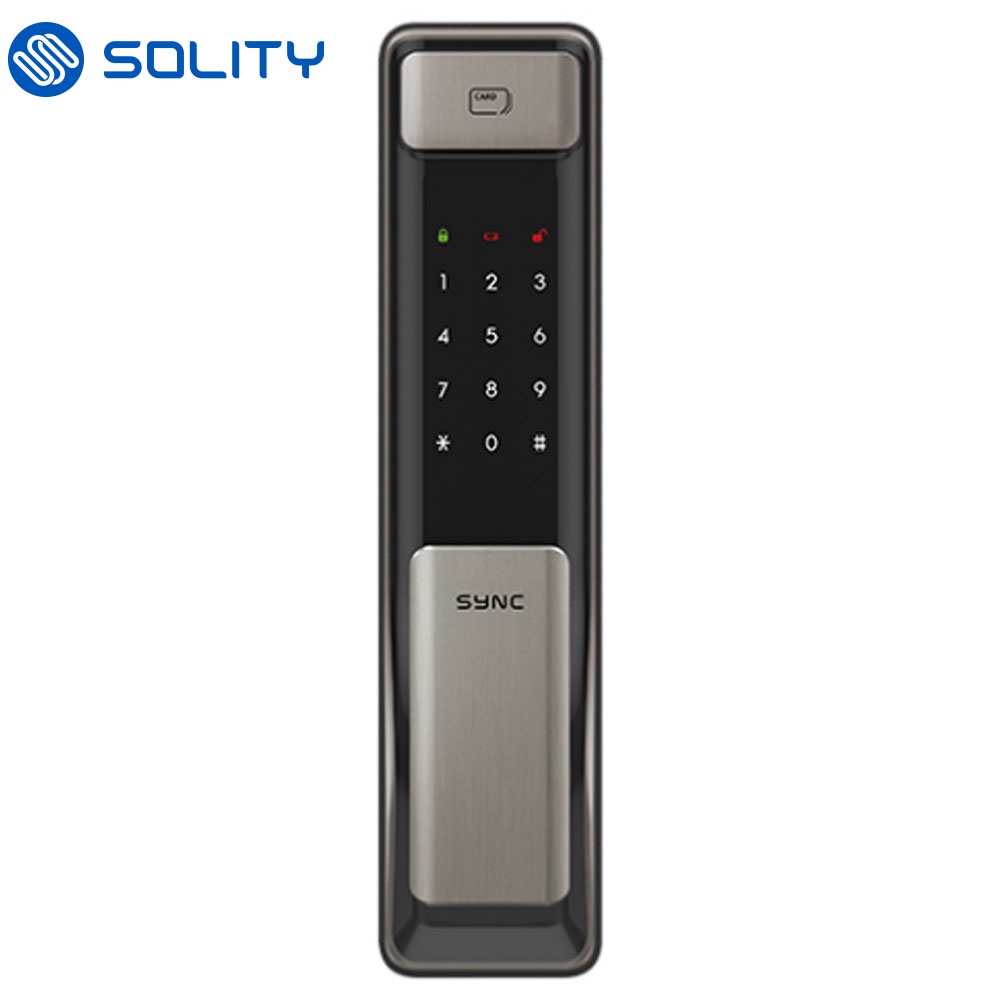 SYNC SP-2000 Push Pull Digital Door Lock Smart Gate Household Security ...