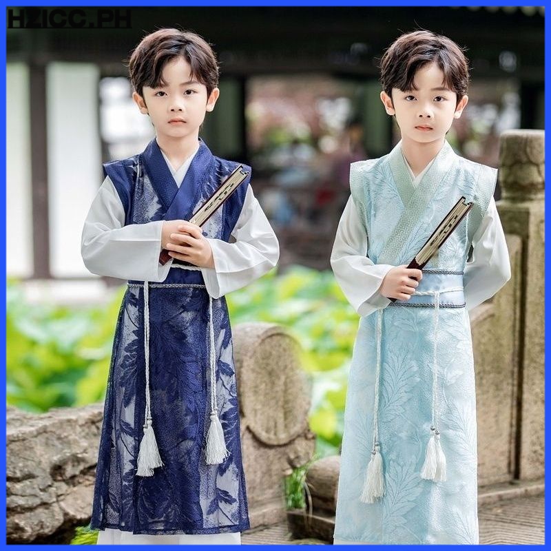 [Ready Stock] Children's Chinese costume chinese style boys' ancient ...