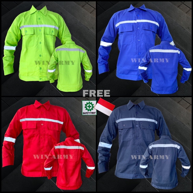 KEMEJA Safetyoutdoormlg Safety Uniforms - Safety Shirts - Project ...