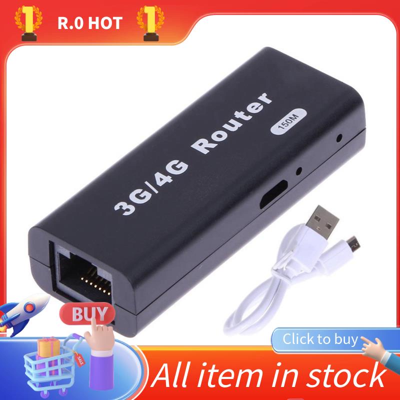 Mini Portable Router WiFi Router USB Wireless Router 3G/4G WiFi Wlan ...