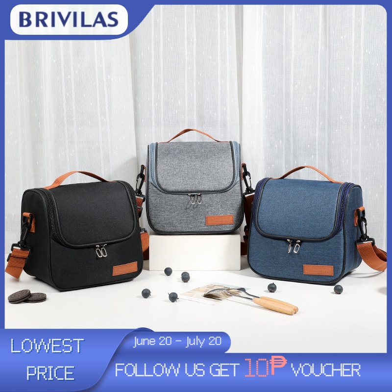 BRIVILAS Thermal Insulation Lunch Box Bag Aluminum Foil Thickened ...