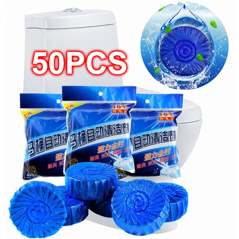 10/30/50PCS Solid Toilet Cleaner Household Toilet Disinfectant ...