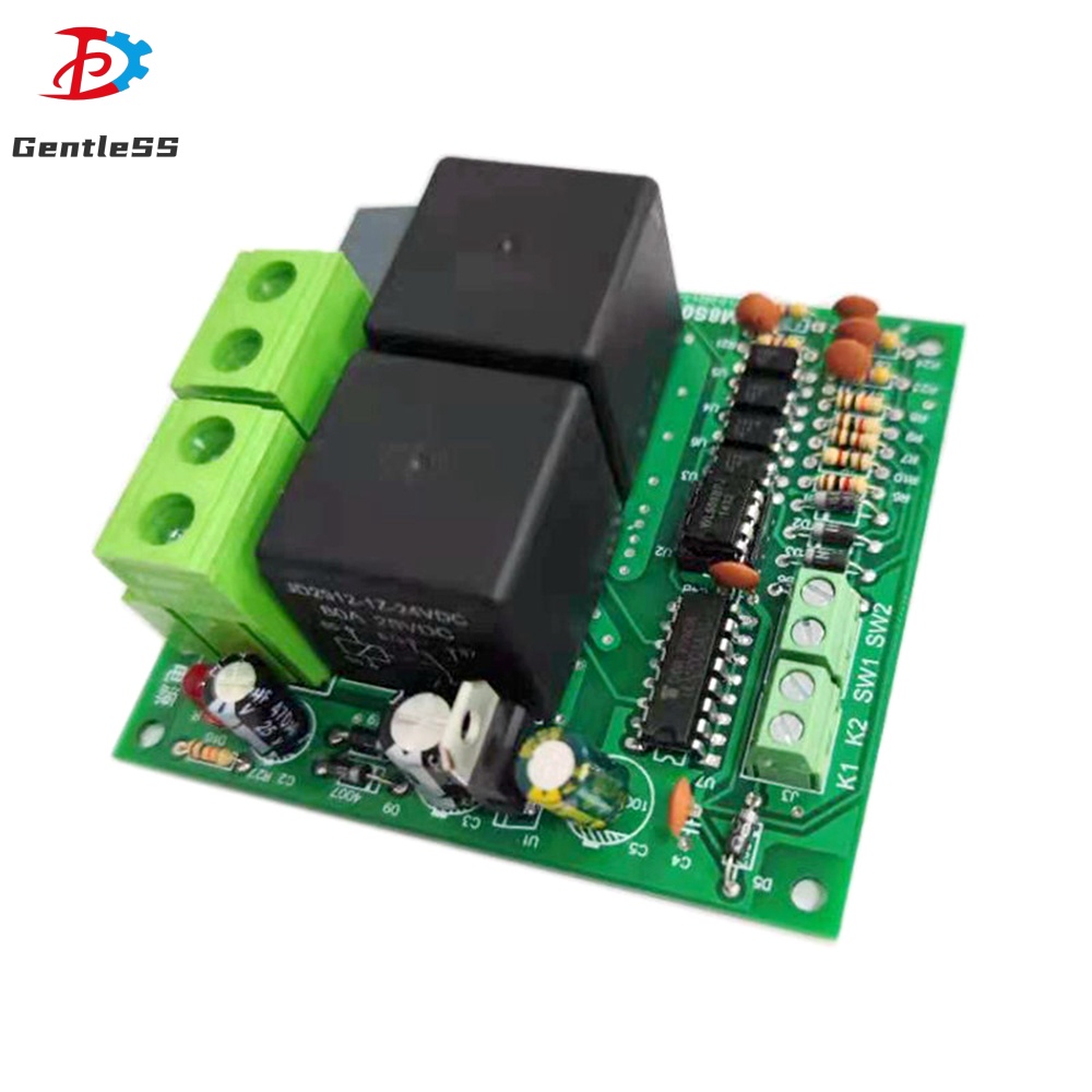 DC 12V 24V 80A Forward/Reverse Motor Control Board Two Relay Timing Cycle Module | Shopee ...