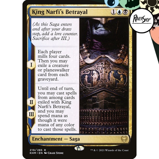 Magic The Gathering Card : King Narfi's Betrayal | Shopee Philippines