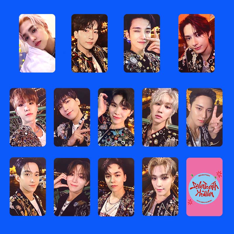 5-13pcs/set SEVENTEEN COMEBACK 11th Mini Album HEAVEN Photocards Kit ...