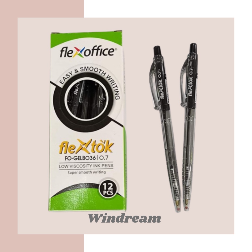 Flexoffice Flextok pen 0.7mm PER 12pcs box | Shopee Philippines