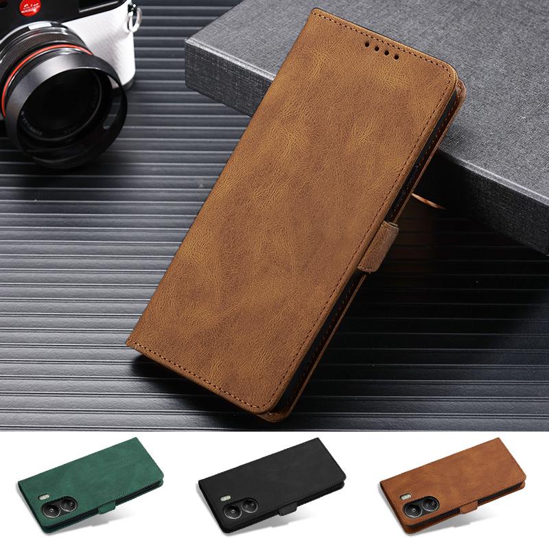 For Xiaomi Poco C65 Phone Case Card Holder Leather Leather Case Cover ...