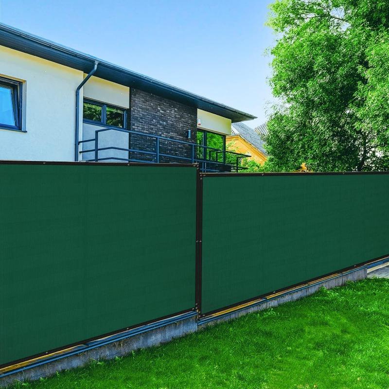 Dark Green Fence Privacy Screen Windscreen Heavy Duty Fencing Shade ...