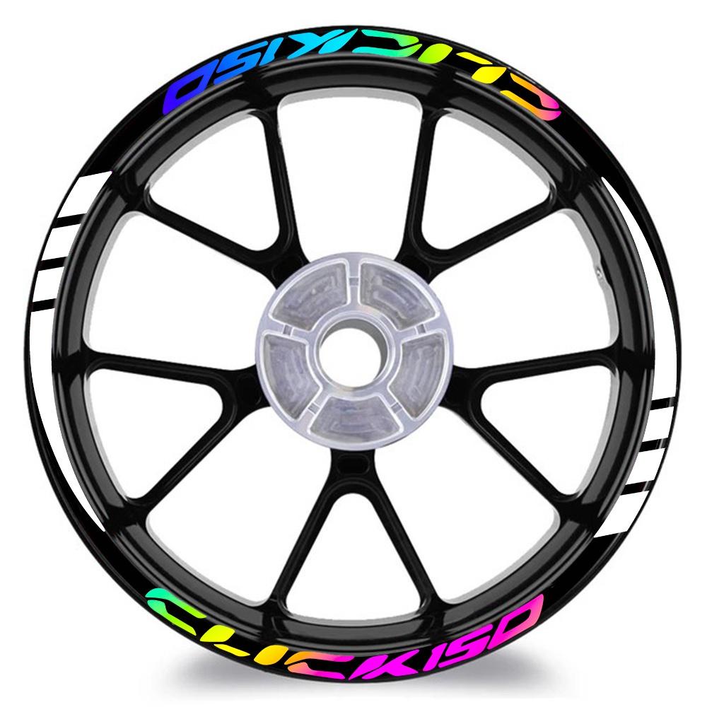 1 set Honda click 125i 150i mags decals click 125i v3 rim sticker for ...