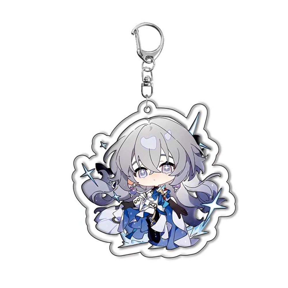 Anime Honkai: Star Rail Keychains Creative Cartoon Character Figure ...
