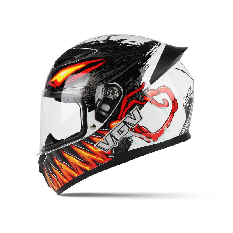 VGV Motorcycle Helmet Men's and Women's DOT Motorcycle Safety Helmet ...