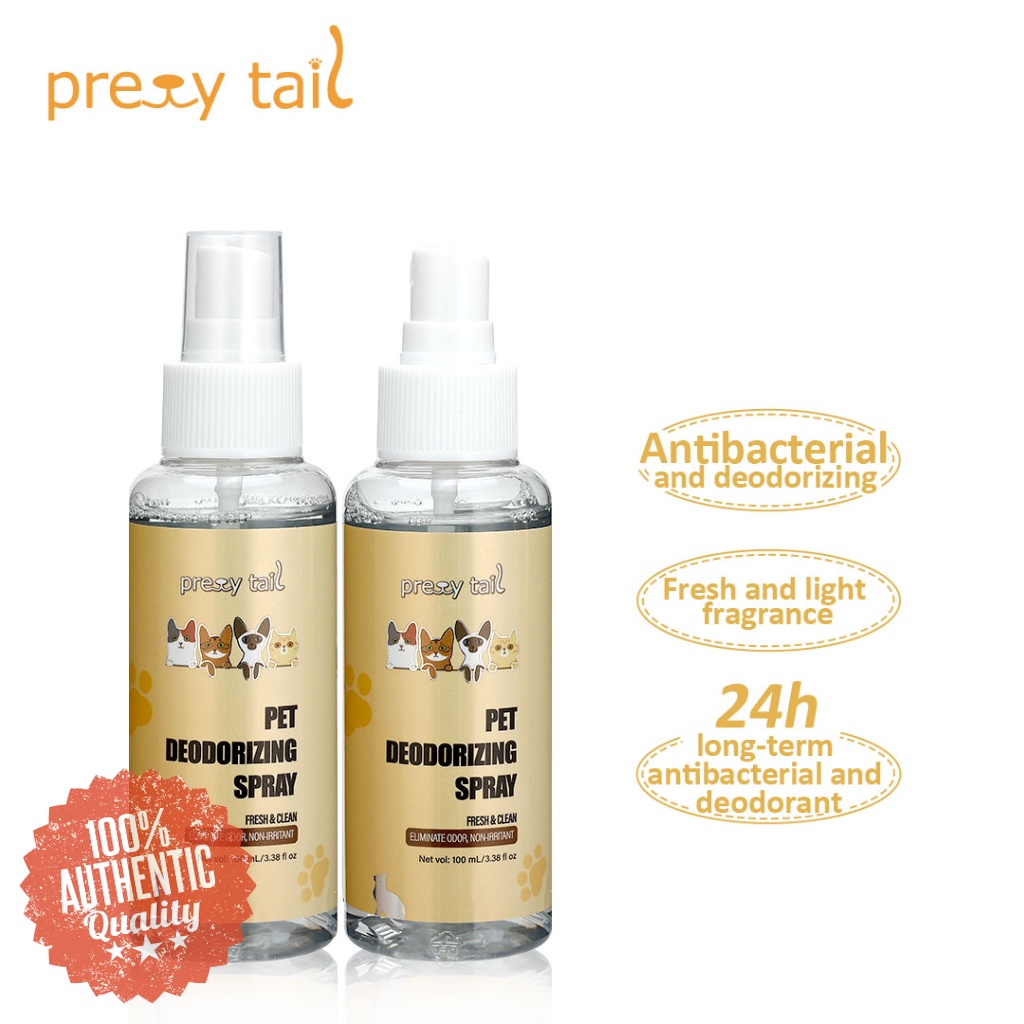 Pretty tail pet deodorant spray 100ml dog cat all kinds of pets bagged ...