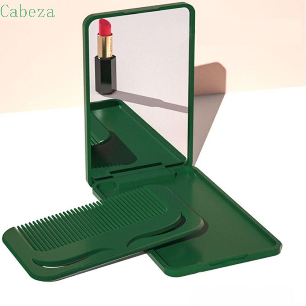 CABEZA Comb Mirror Set, Flip Type Mini Makeup Mirror with Comb, Kids ...