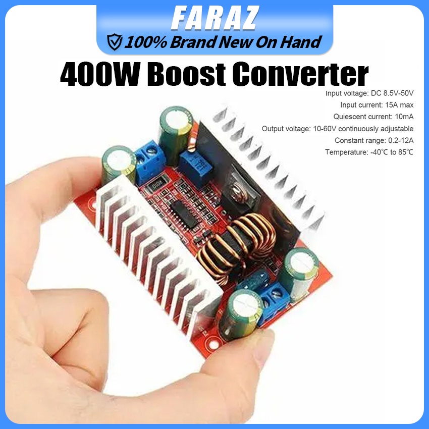 400W DC 15A Step-up Boost Converter Constant Current Driver 8.5-50V to ...