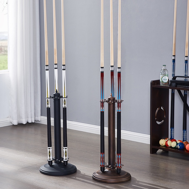 Solid Wood Billiard Cue Storage Rack 8-Hole 9-Hole Fan-Shaped Cue Rack ...