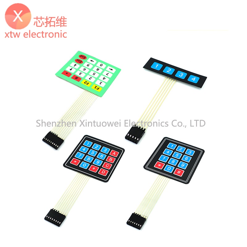 Matrix Array 1x4 3x4 4x4 4x5 Membrane Switch Keypad Keyboard 14 34 44 45 Shopee Philippines 