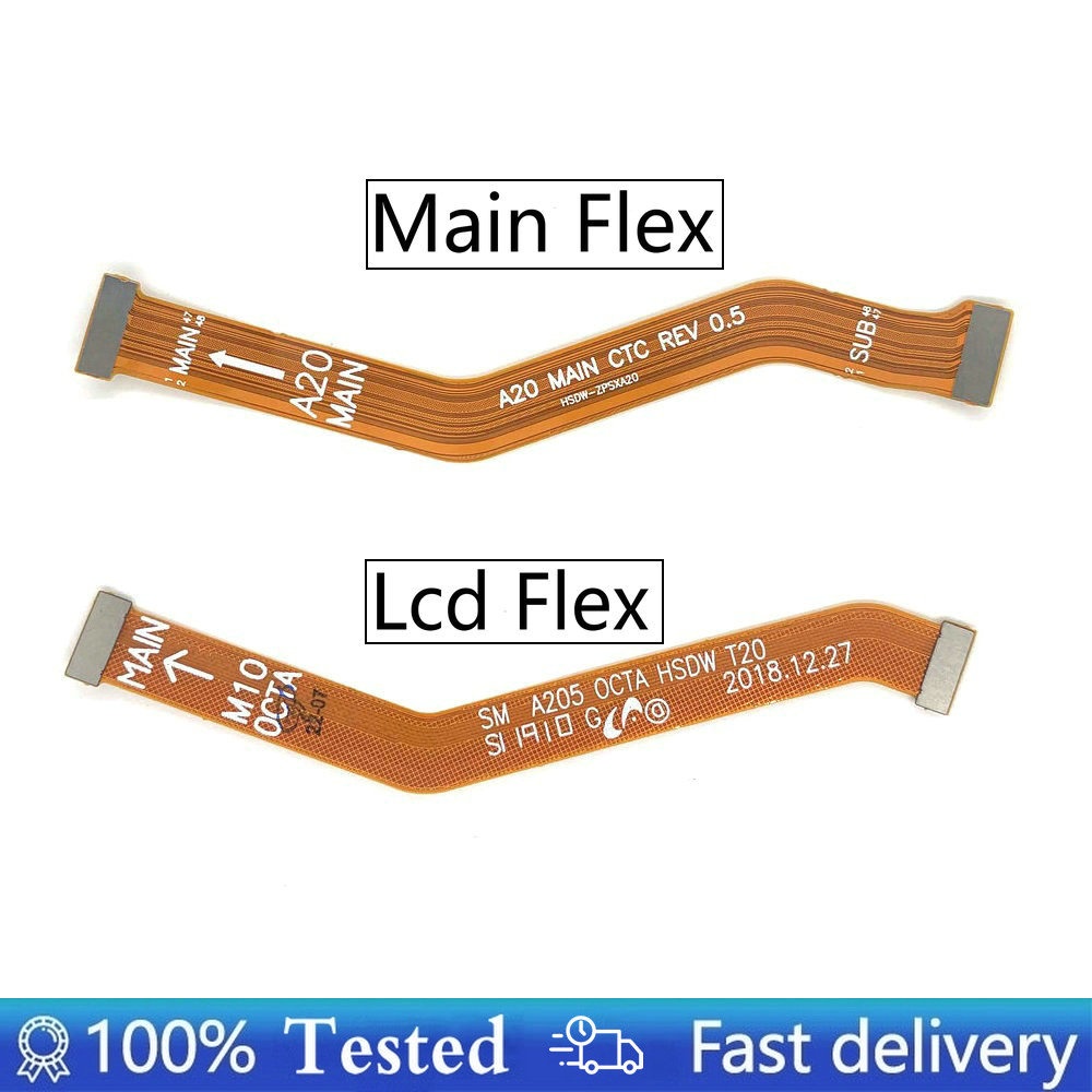 Motherboard LCD Display Flex Cable Connector For Samsung A20 A205F FPC ...