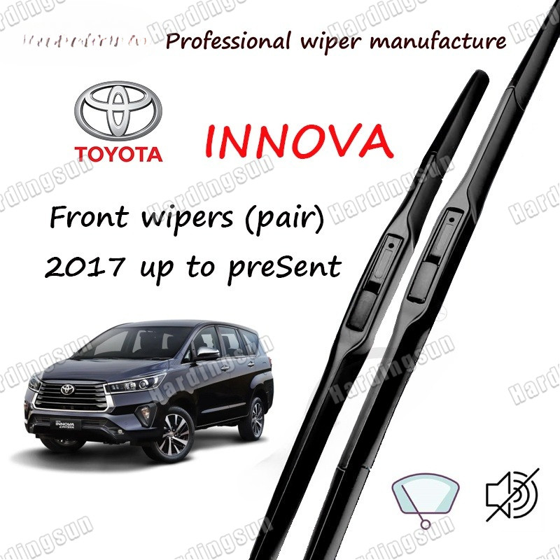 Hybrid Toyota INNOVA Wiper Blade 16+26 Set/Pair Front JAPAN Quality for ...
