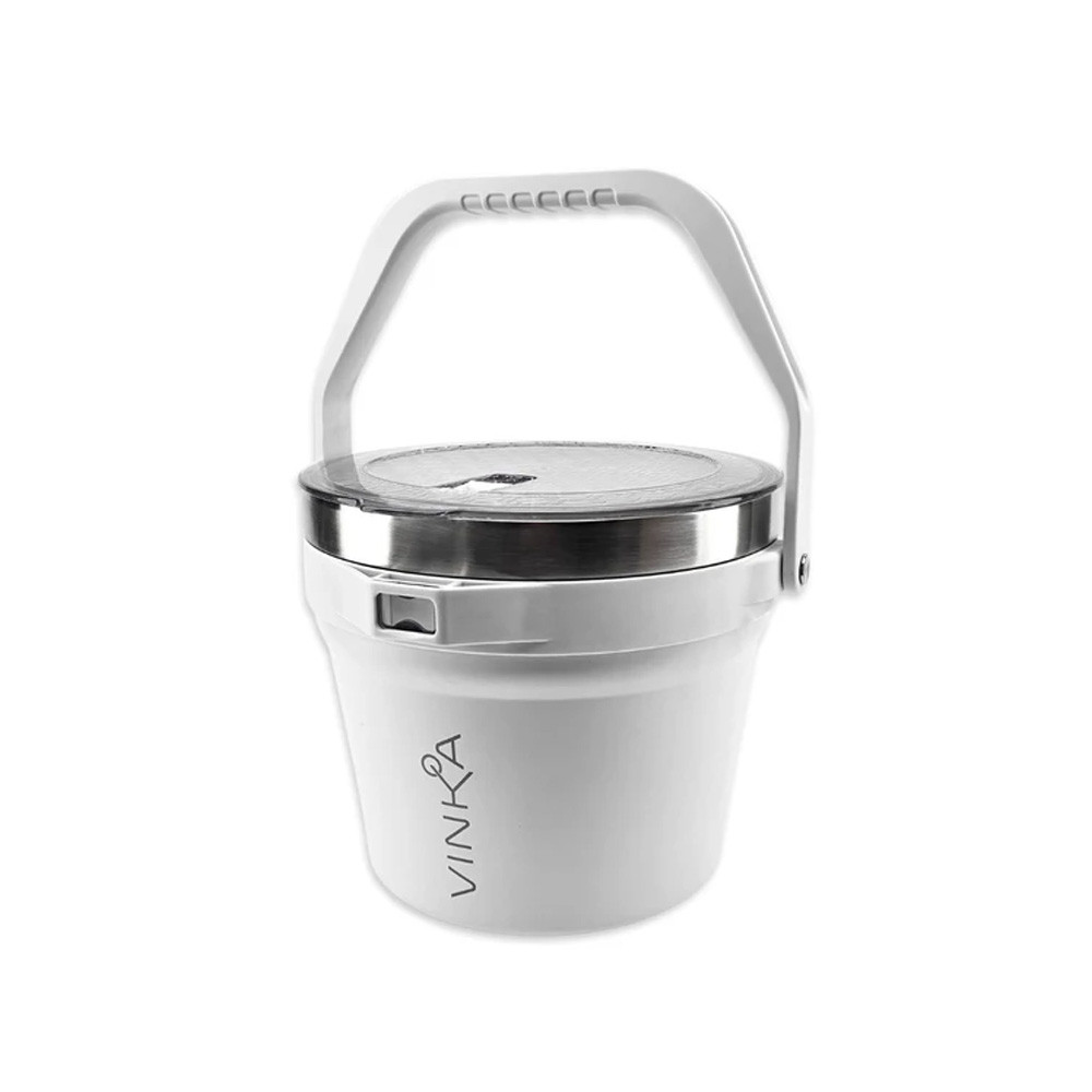 KEGLAND 7L Ice Bucket Double Walled Vacuum Insulated Bucket for ...