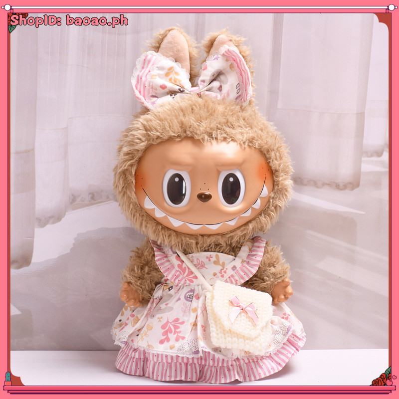Clothes only] 38cm labubu-clothes|floral dress set|for 38cm labubu/30cm ...