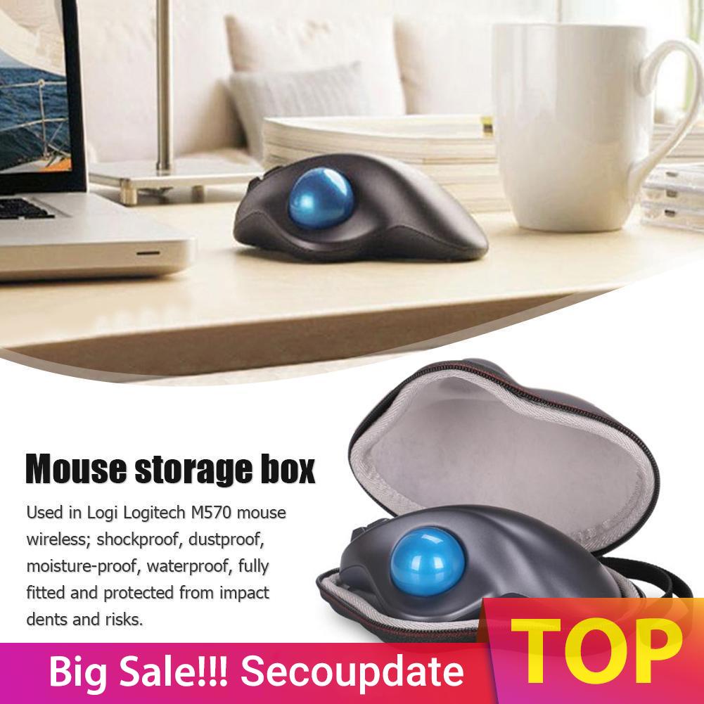 Logitech M570 Wireless Trackball Mouse Portable EVA Hard Portable Case ...