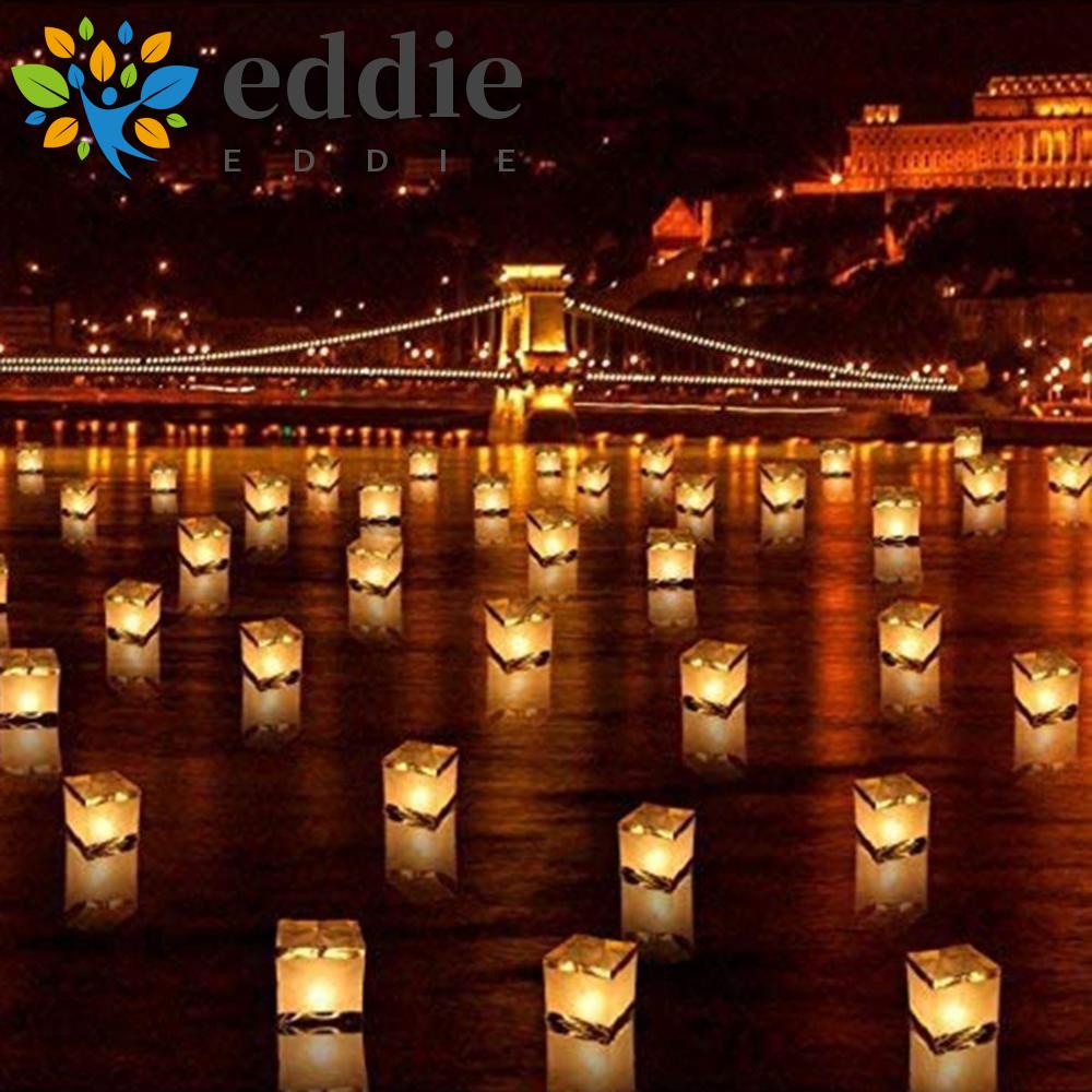 26EDIE Paper Lanterns Wedding Blessing Biodegradable Water Floating ...