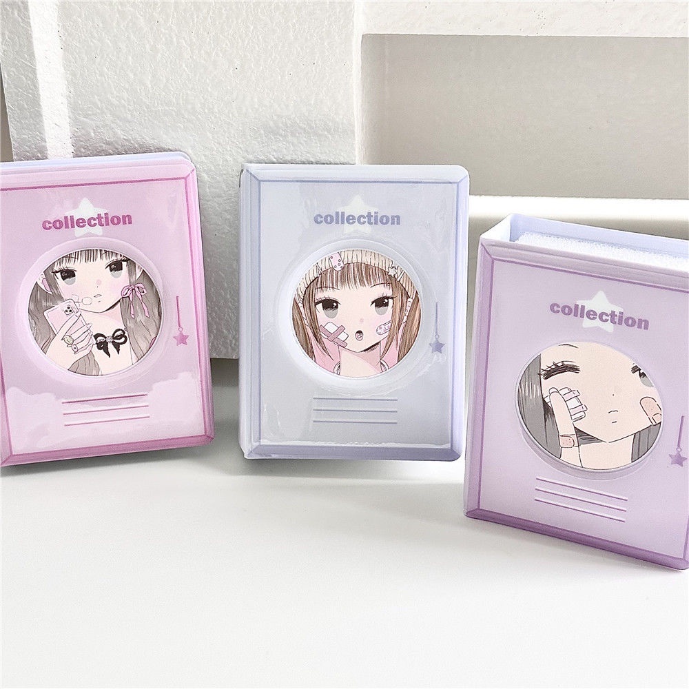 Ins Girl Cute Goo Card Small Cabinet 10cm Card Book Polaroid Photo ...